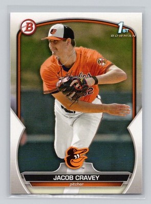 Jacob Cravey 2023 Bowman Draft Baseball #BD-189 Baltimore Orioles | eBay