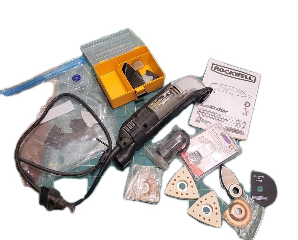 Rockwell Sonicrafter Oscillating Multi-Tool With Accessories | eBay
