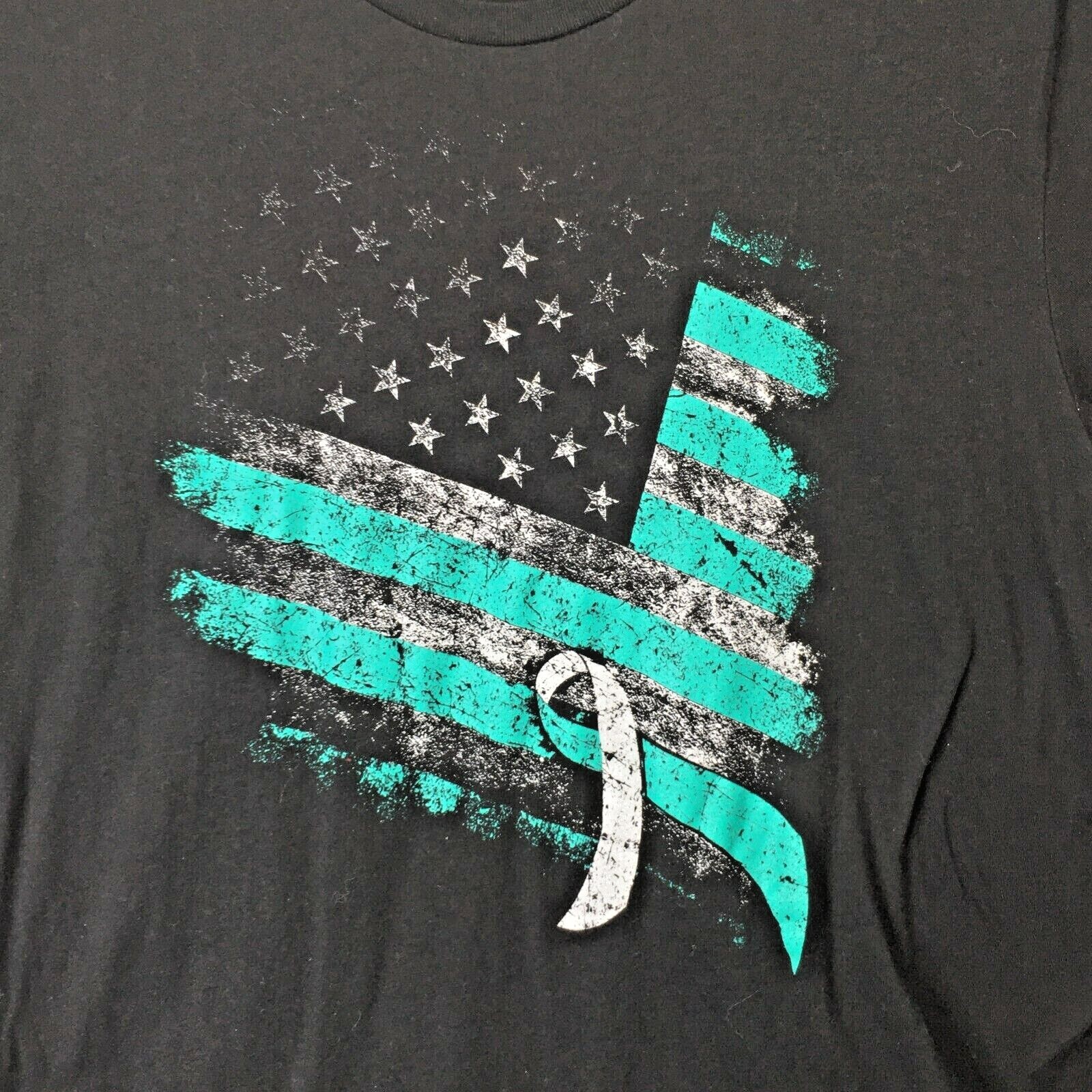 Grunt Style Sexual Assault Awareness Flag & Teal Adult XXL Military ...