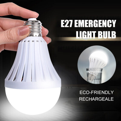 1/2/5pc Outdoor Emergency Light Bulb E27 Rechargeable LED Light for ...