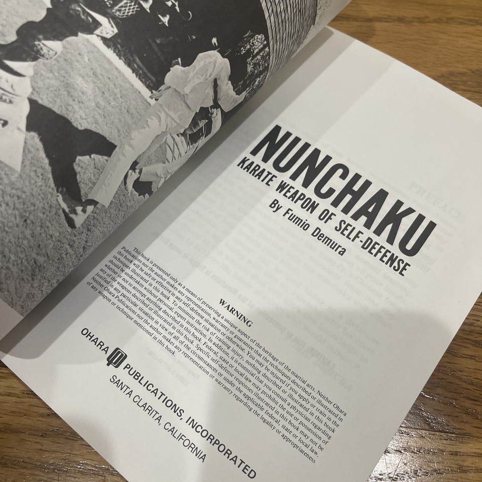 Nunchaku: Karate Weapon of Self-Defense - Paperback By Demura, Fumio ...