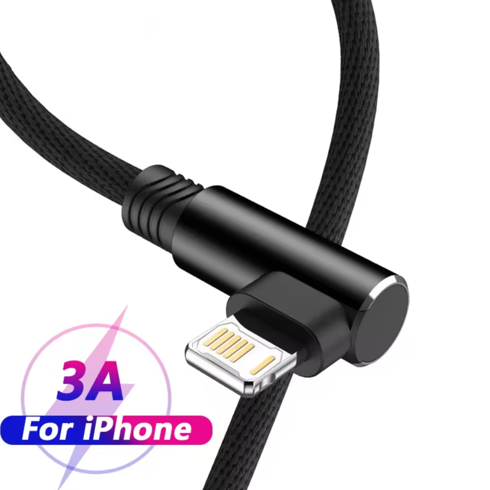 Short 30cm Original 8 pin Charger USB Cable for iPhone 14 13 12 Plus SE ...