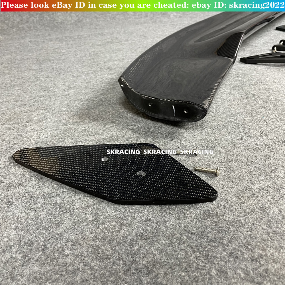 For 2014-2019 Chevrolet Corvette C7 Carbon Fiber Rear Wing Spoiler ...