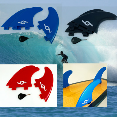 FCS Fins Surfboard Fins M5 G5 Thruster Fins FCS Fin System Set of 3 ...