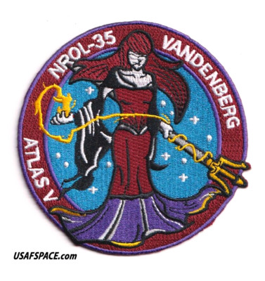 NROL-35-ATLAS V-VAFB USAF DOD NRO Classified SATELLITE Mission PATCH | eBay