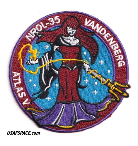 NROL-35-ATLAS V-VAFB USAF DOD NRO Classified SATELLITE Mission PATCH | eBay