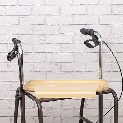 Adjustable Mobility Trolley Hand Brakes Walker Indoor Kitchen 4 Wheels ...