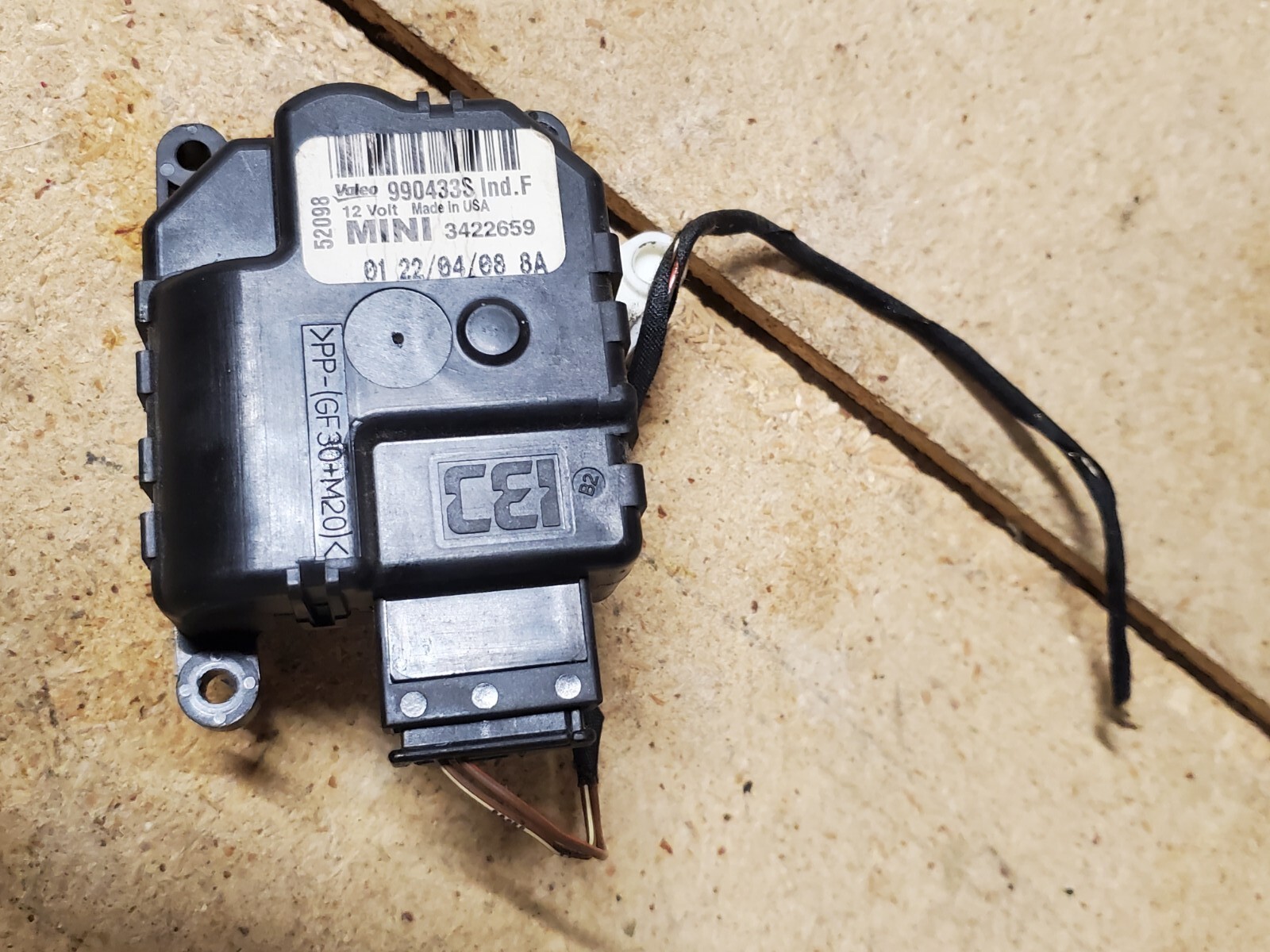 MINI COOPER 2007-2015 AC HEATER BLEND BLOWER DOOR FLAP MOTOR ACTUATOR ...