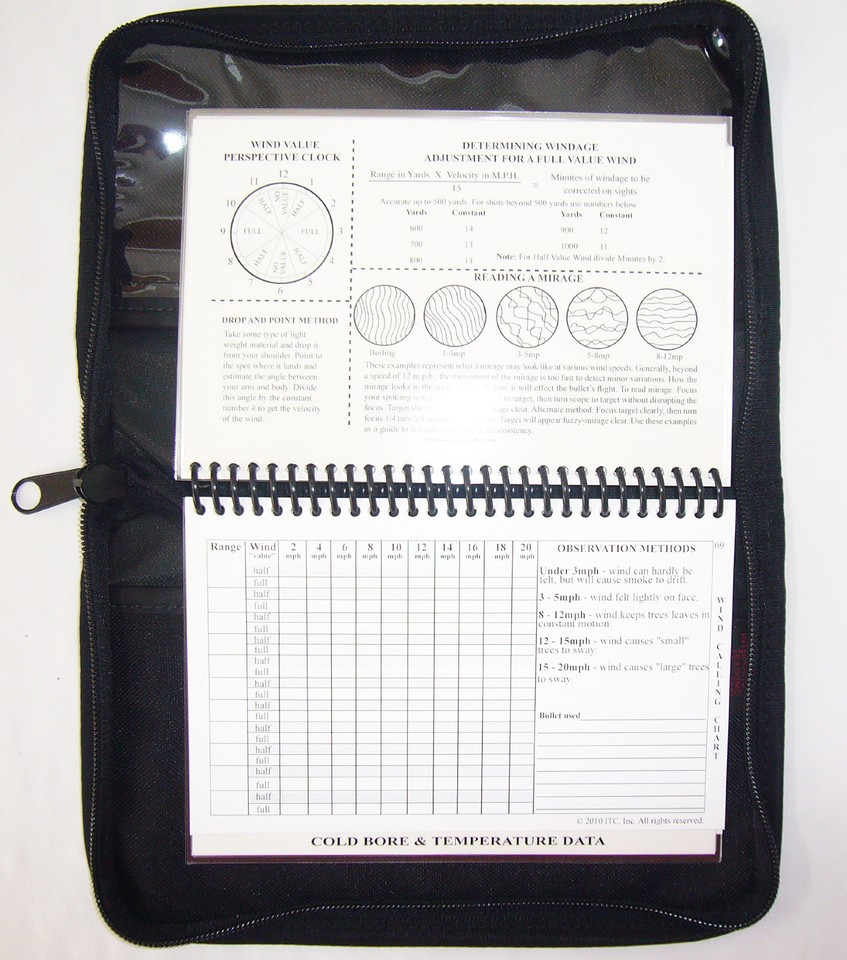 ITC Data Book 2-Law Enforcement-Military Operational Sniper Log ITC ...