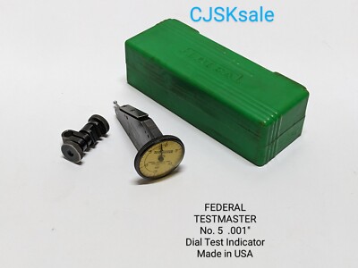 Indicators - Federal Testmaster Dial Test Indicator