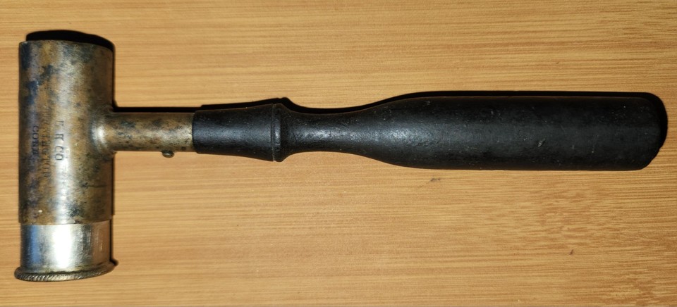 Vintage Powder Horn,Shot/Powder Bag and Loading Mallet | eBay