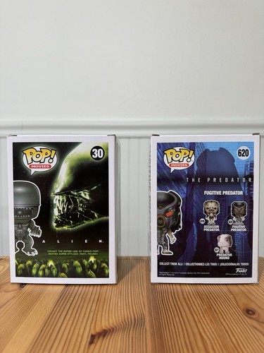 Funko POP! Movies- Alien #30 And Fugitive Predator Chase #620 Two-pack ...