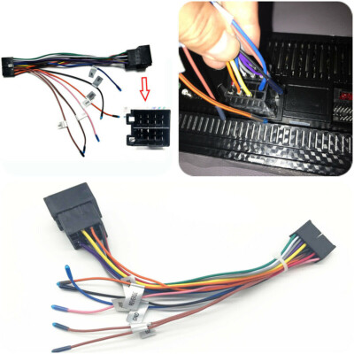 Car Stereo Radio Android ISO 20PIN Wiring Harness Connector Adapter ...