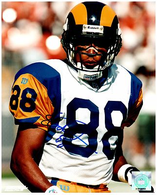 St. Louis Rams EDDIE KENNISON Signed Autographed 8x10 "Greatest Show on ...