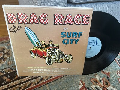 ROD & THE COBRAS Drag Race At Surf City LP (1964) original SURF RECORD ...