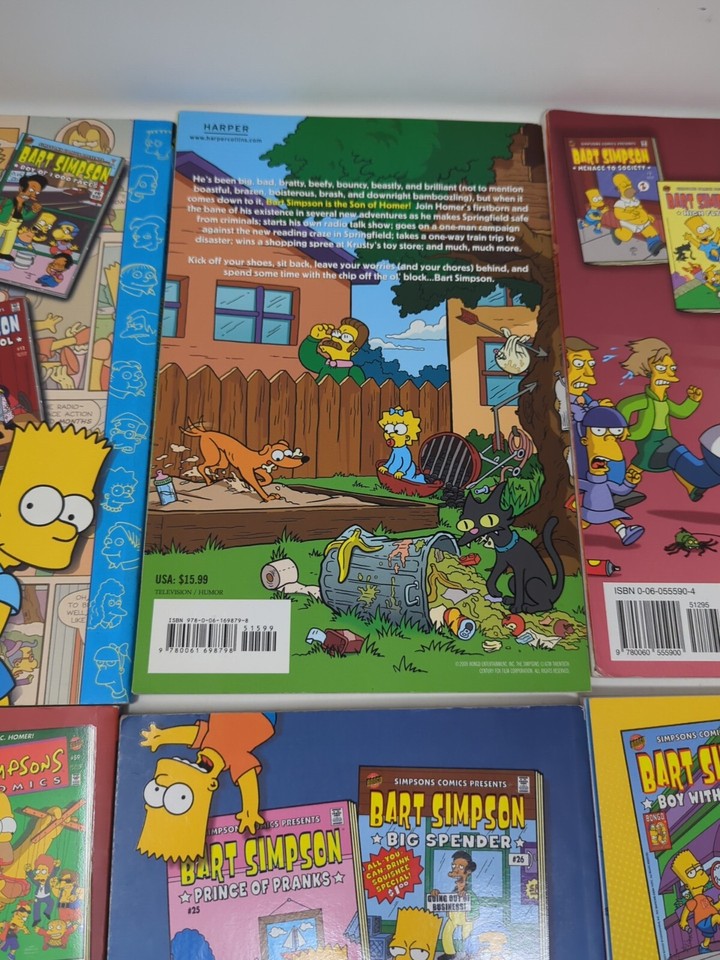 Lot Of 6 Simpsons / Bart Simpson Comic Books | eBay