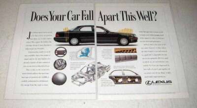1992 Lexus LS 400 Car Ad - Fall Apart This Well? | eBay