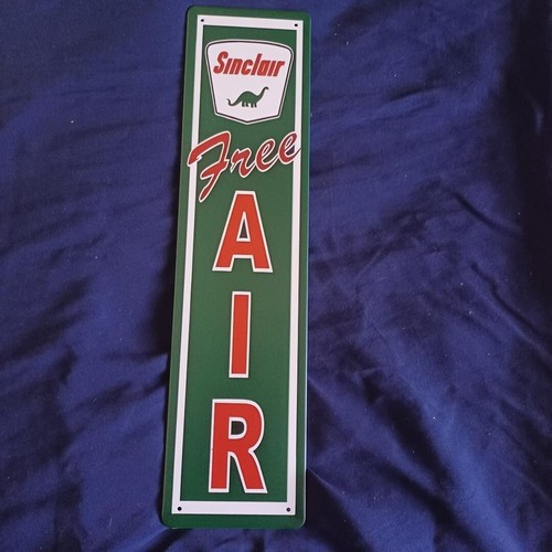 4" X 15-3/4" Metal Sign Wall Art Man Cave Garage Bar Gas Oil Sinclair ...