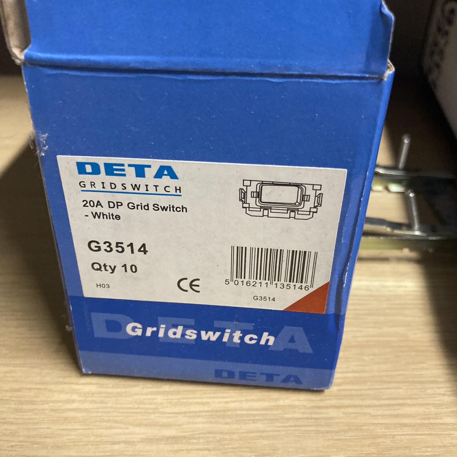 Deta G3514 20a Double Pole Grid Switch White for sale online | eBay