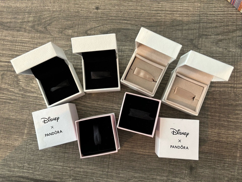 NEW! Authentic Disney By Pandora Charm Boxes Two Types Lot Of (5 ...
