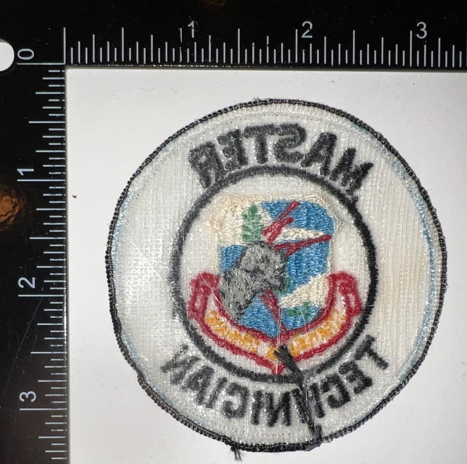 Cold War USAF US Air Force SAC Master Technician Patch | eBay