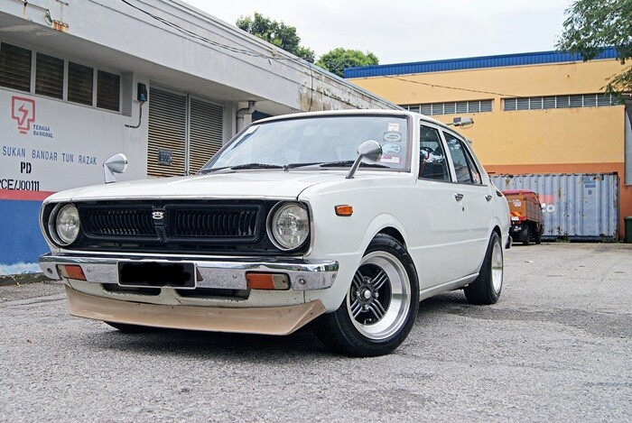 for JDM Corolla ke30 ke70 dx GL front bumper lower lip spoiler chin air ...
