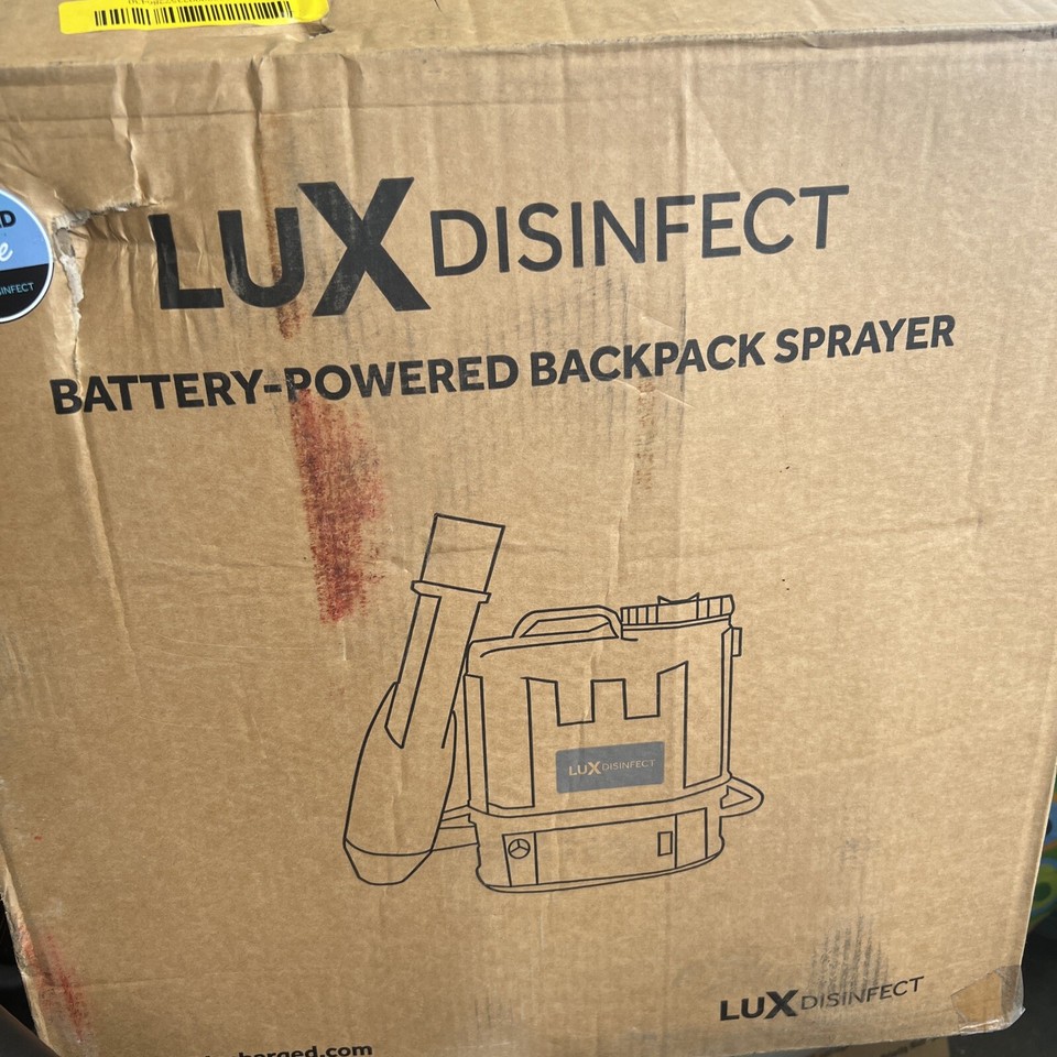 Lux Electrostatic Battery-Powered Backpack Sprayer - NEW | eBay