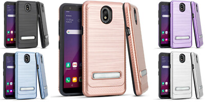 TG + Lining Metal Stand Cover Case For LG Journey LTE L322DL, K30 (2019 ...