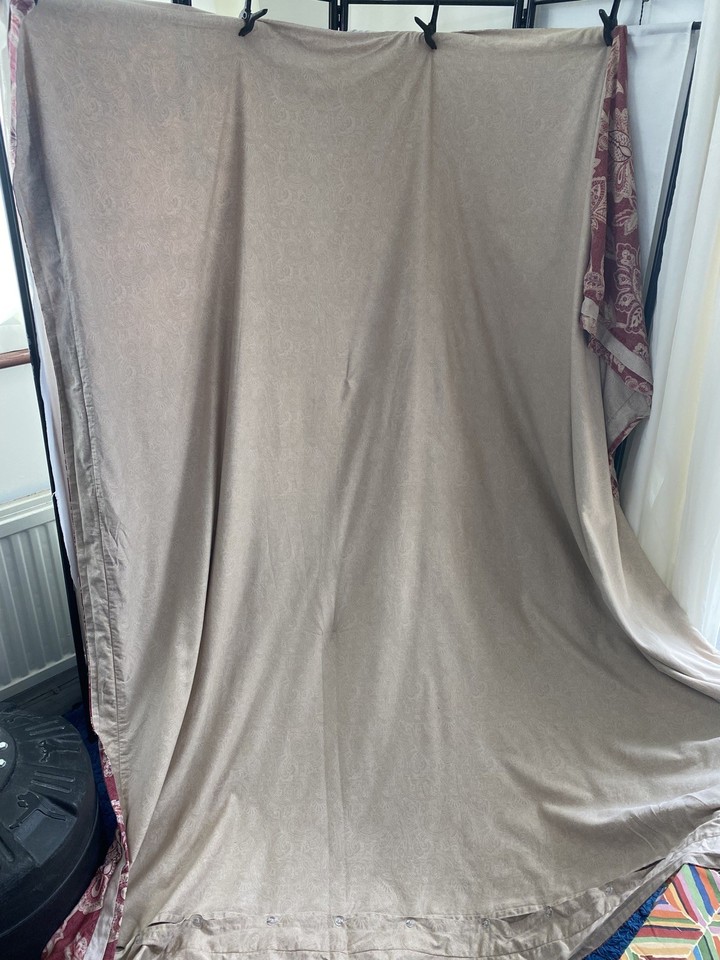 Dorma Samira Red Double Duvet Cover Jacobean | eBay UK