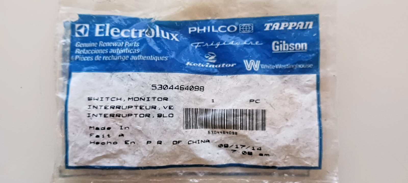 New ~ Frigidaire Microwave Door Interlock Switch ~ 5304464098 | eBay