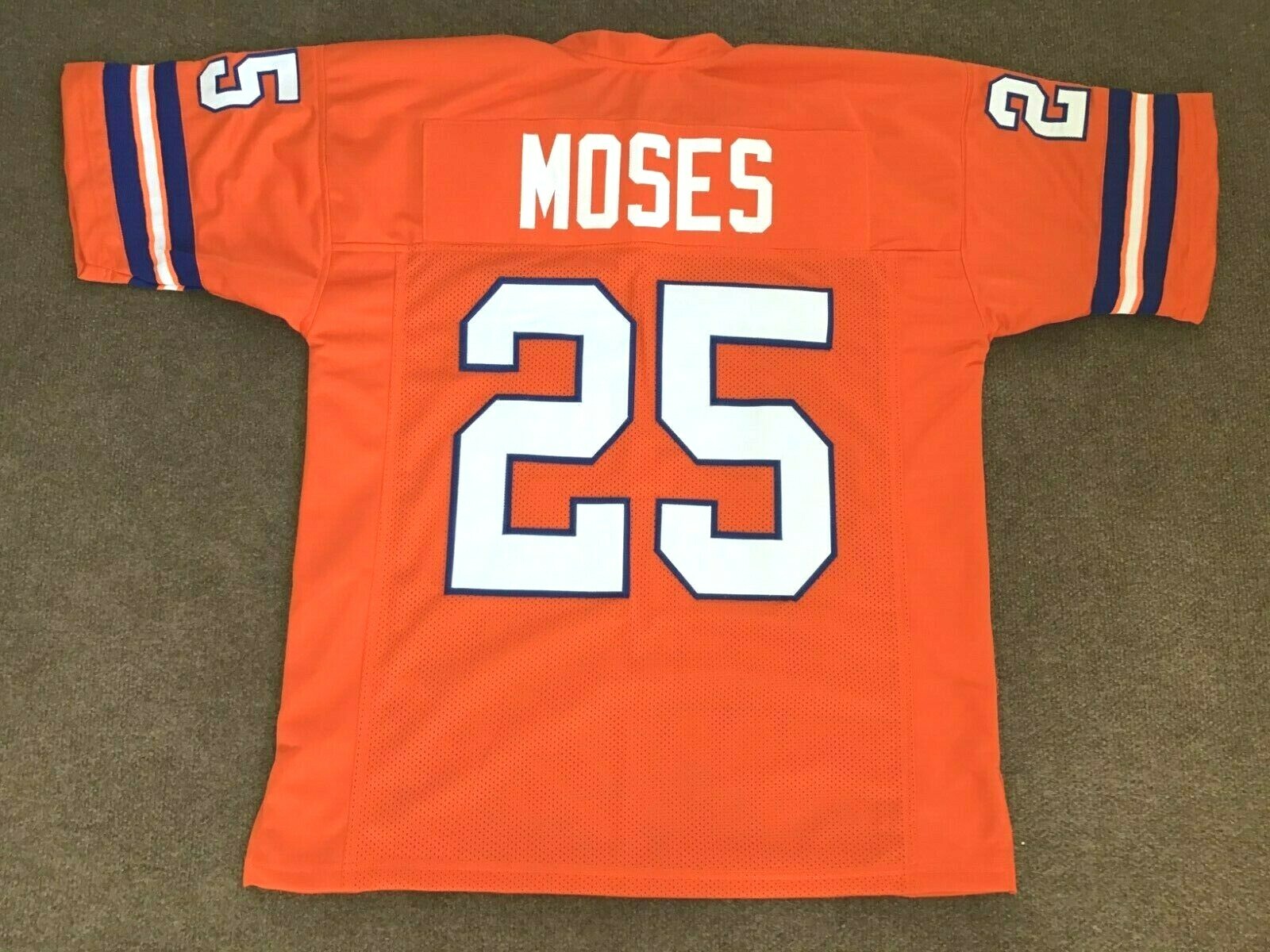 UNSIGNED CUSTOM Sewn Stitched Haven Moses Orange Jersey - M, L, XL, 2XL ...
