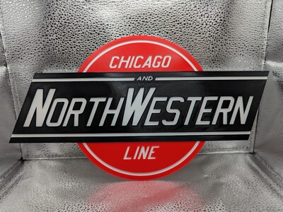 Chicago North Western CNW C&NW 3D Sign, Wall Art, Plastic | eBay