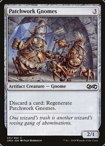 MTG 2018 PATCHWORK GNOMES - ARTIFACT CREATURE - Magic the Gathering card | eBay
