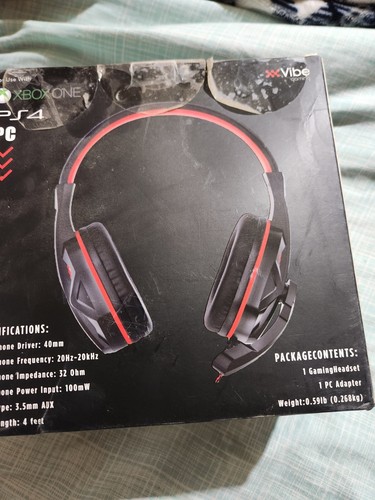 Viper Vibe Gaming Headset With Microphone New In Box Unopened Xbox One ...