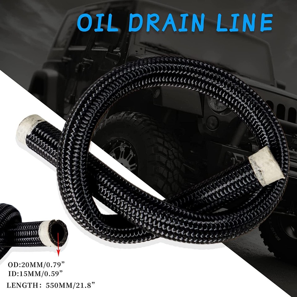 Turbo Charger Oil Drain Return Line Oil Feed Complete Kit For T3 T4 T70 ...