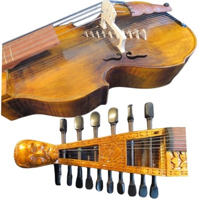 Hand made tenor gamba SONG Maestro 6x10 strings 21 "(533) BARYTON ...