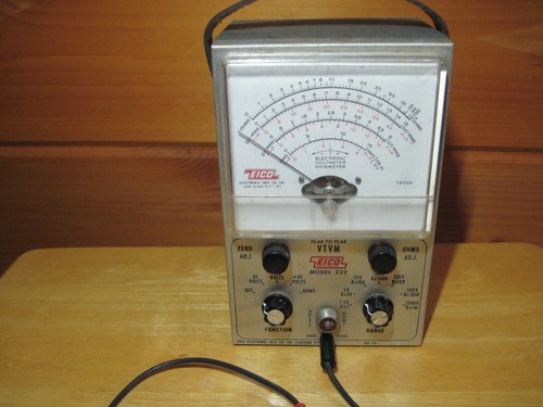 Eico Model 232 Peak to Peak VTVM Vintage Volt-Ohm Meter | eBay