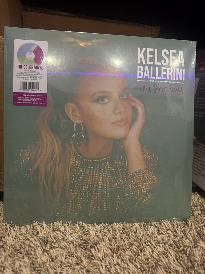Kelsea Ballerini - The First Time Tri-Color Vinyl Sealed in hand | eBay