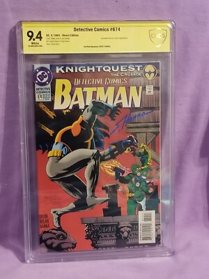 Batman #674 CBCS 9.4 NM Signature Series by Scott Hanna - Gunhawk ...