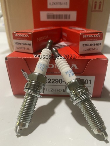 4Pcs Iridium Spark Plugs Fits For Honda Denso 12290-R40-A02 SXU22HCR11S ...