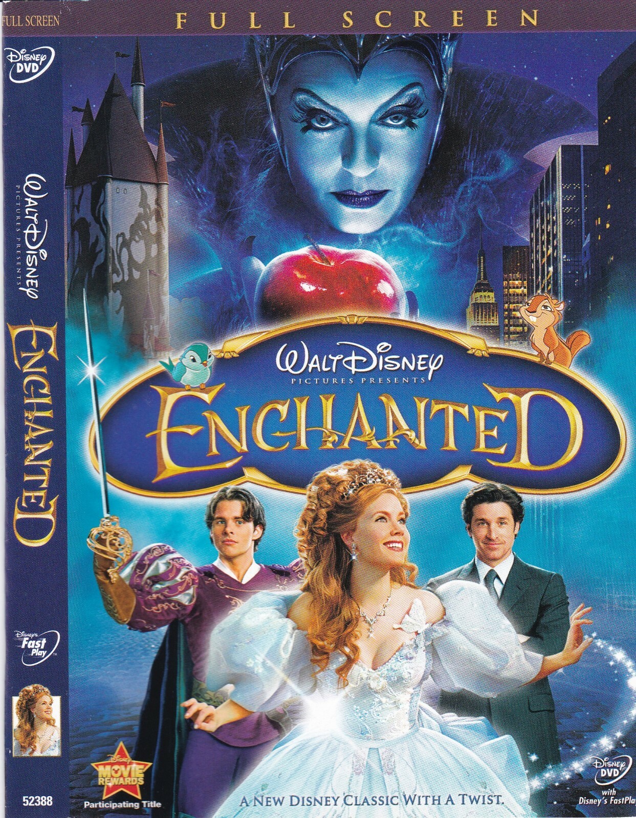 Enchanted (DVD, 2008, Full Screen) Patrick Dempsey 786936716023| eBay