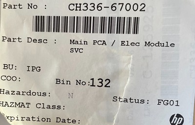 HP - Electronic Module Assembly CH336-67002 | eBay