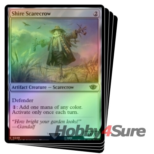 Foil Shire Scarecrow X4 M/NM Magic: The Gathering MTG The Lord Of The ...
