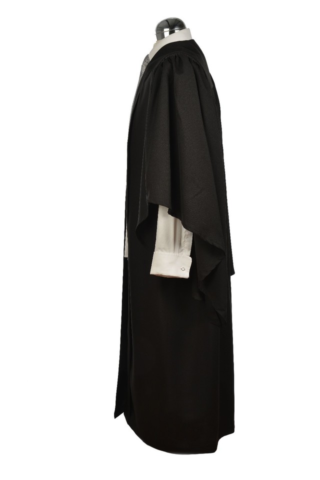 Graduation Gown Bachelors University Adult Fluted Academic Robe Masters ...