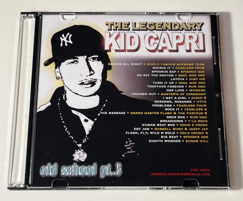 DJ KID CAPRI OLD SCHOOL PT.3 70S & 80S CLASSIC NYC PROMO MIXTAPE MIX CD ...