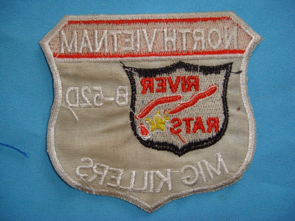 VIETNAM WAR PATCH, USAF B-52D RIVER RATS NORTH VN MIG KILLERS | eBay