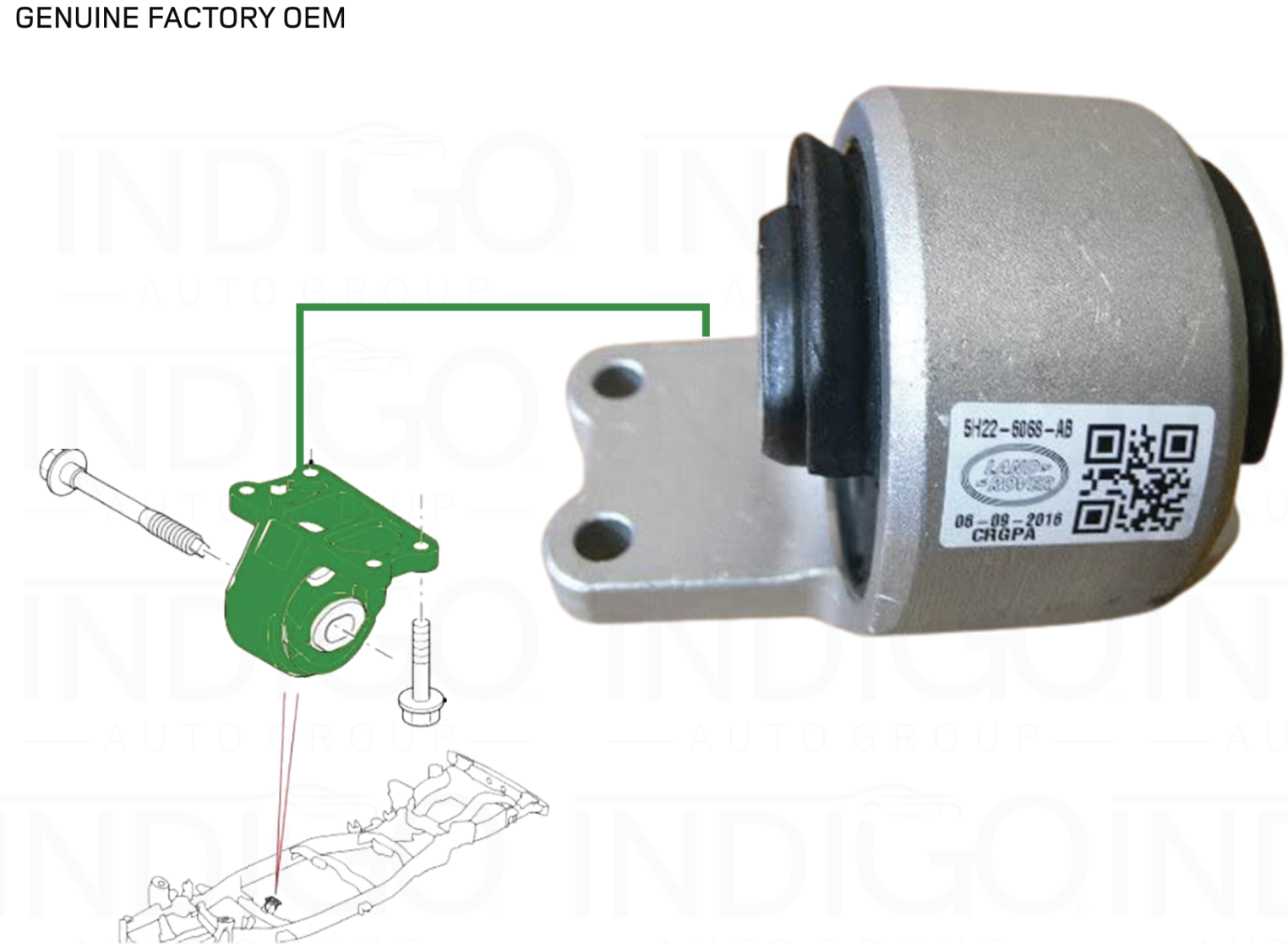 LAND ROVER LR3 OEM TRANSFER BOX MOUNT BRACKET LR3-LR092039 | eBay