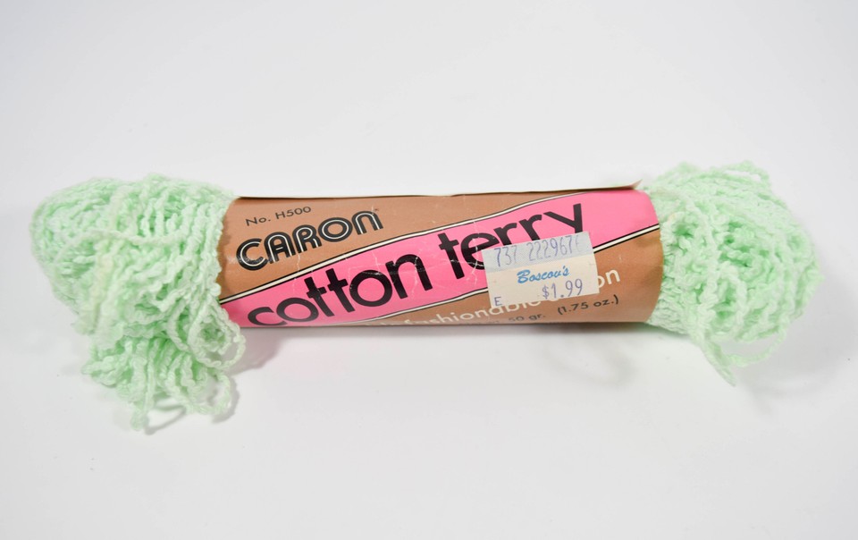 Mixed Lot 6 Vintage Yarns-Lion Brand Jamie-Caron Cotton Terry-Brunswick ...