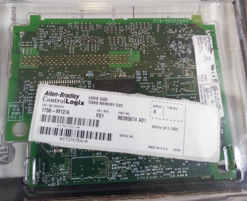 **NEW**ALLEN-BRADLEY,Control Logix5555 Module,1756-M12/A 750KB Mem. Exp ...