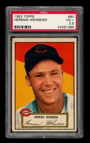 1952 Topps Set-Break # 80 Herman Wehmeier PSA 3.5 VG+ | eBay